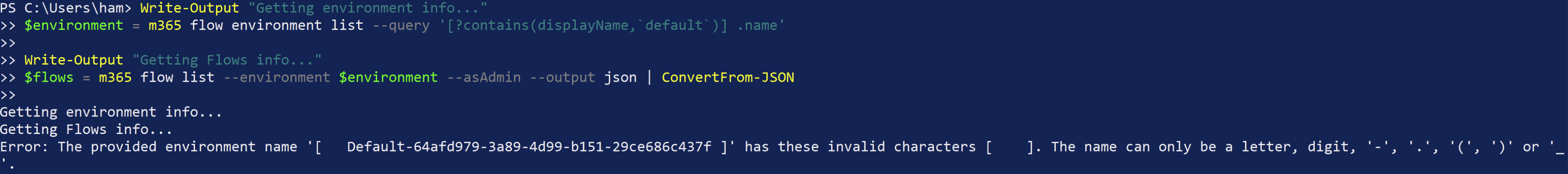 Bug report: · Issue #2805 · pnp/cli-microsoft365 · GitHub