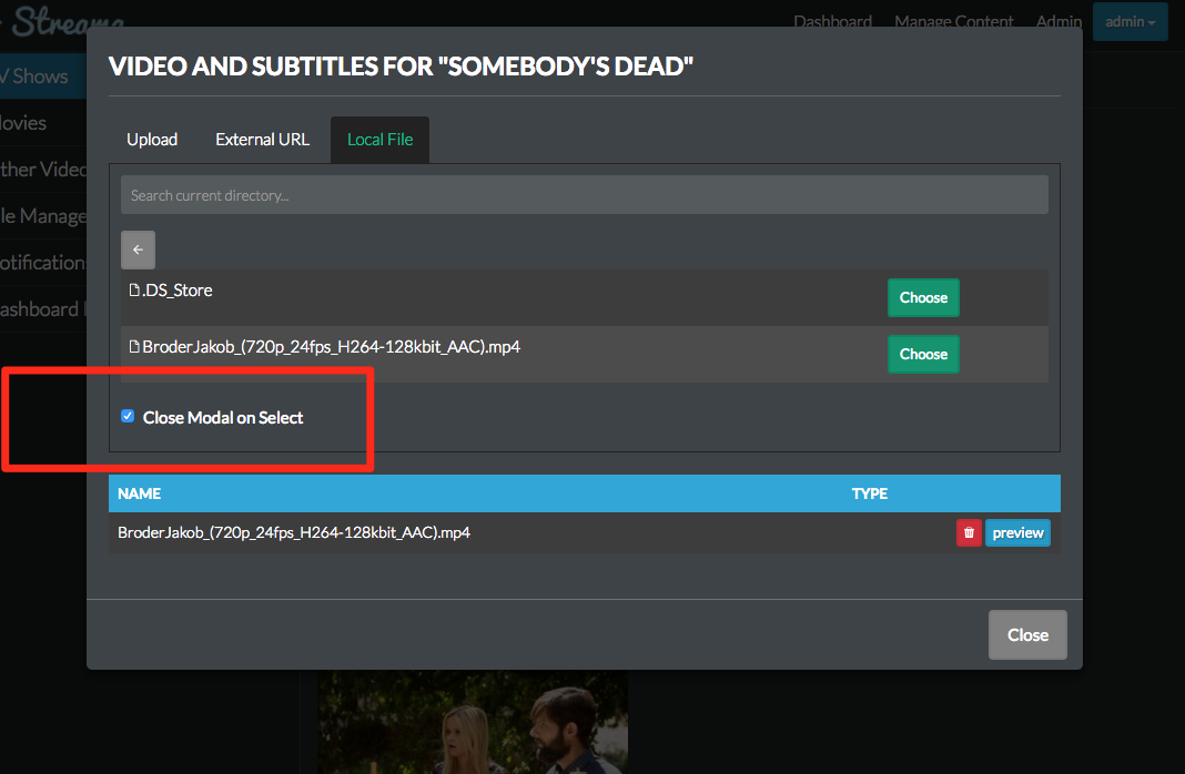 Make file chooser remember source · Issue #403 · streamaserver/streama · GitHub