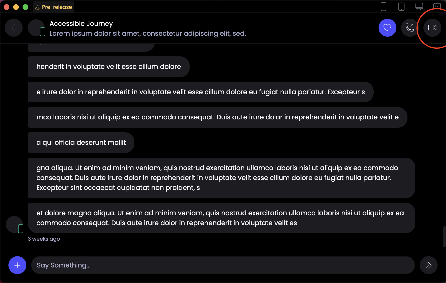 Chat - Video icon missing when in Mobile view · Issue #139 · Satellite-im/Uplink · GitHub