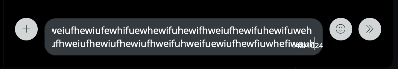 bug(ui): text overlaps char counter · Issue #1104 · Satellite-im/Uplink ...
