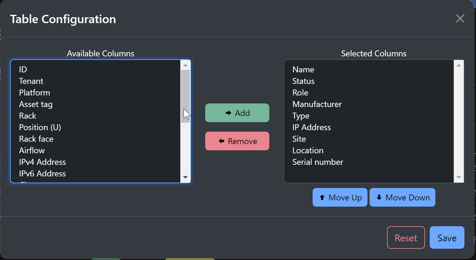 Missing Region Column On Devices Object · Issue 10359 · Netbox Communitynetbox · Github