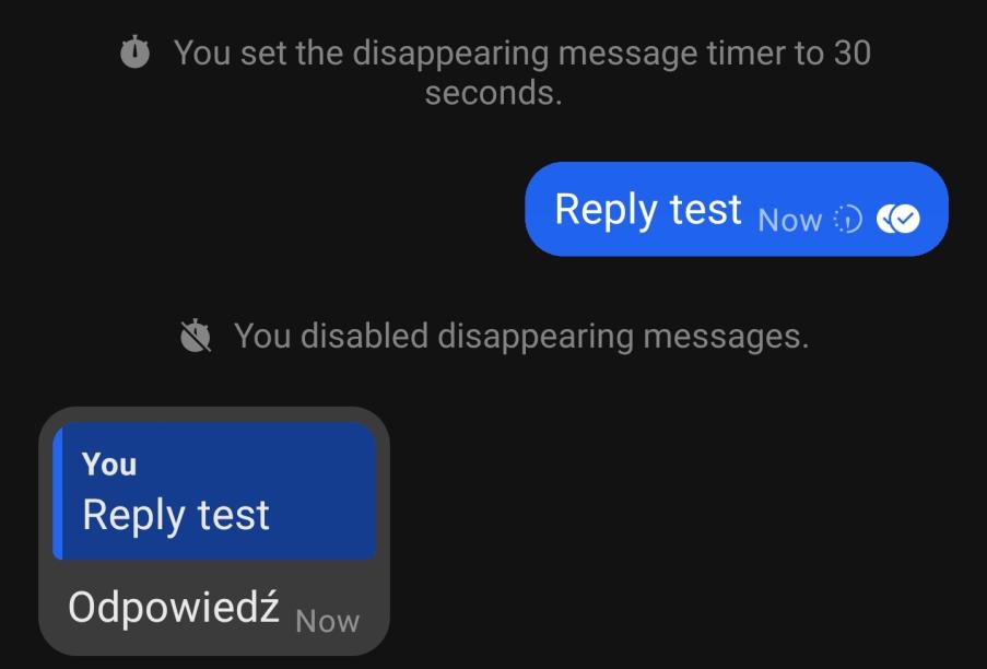 Reply To A Disappeared Message Keeps The Message Content Visible In A Preview · Issue 11913