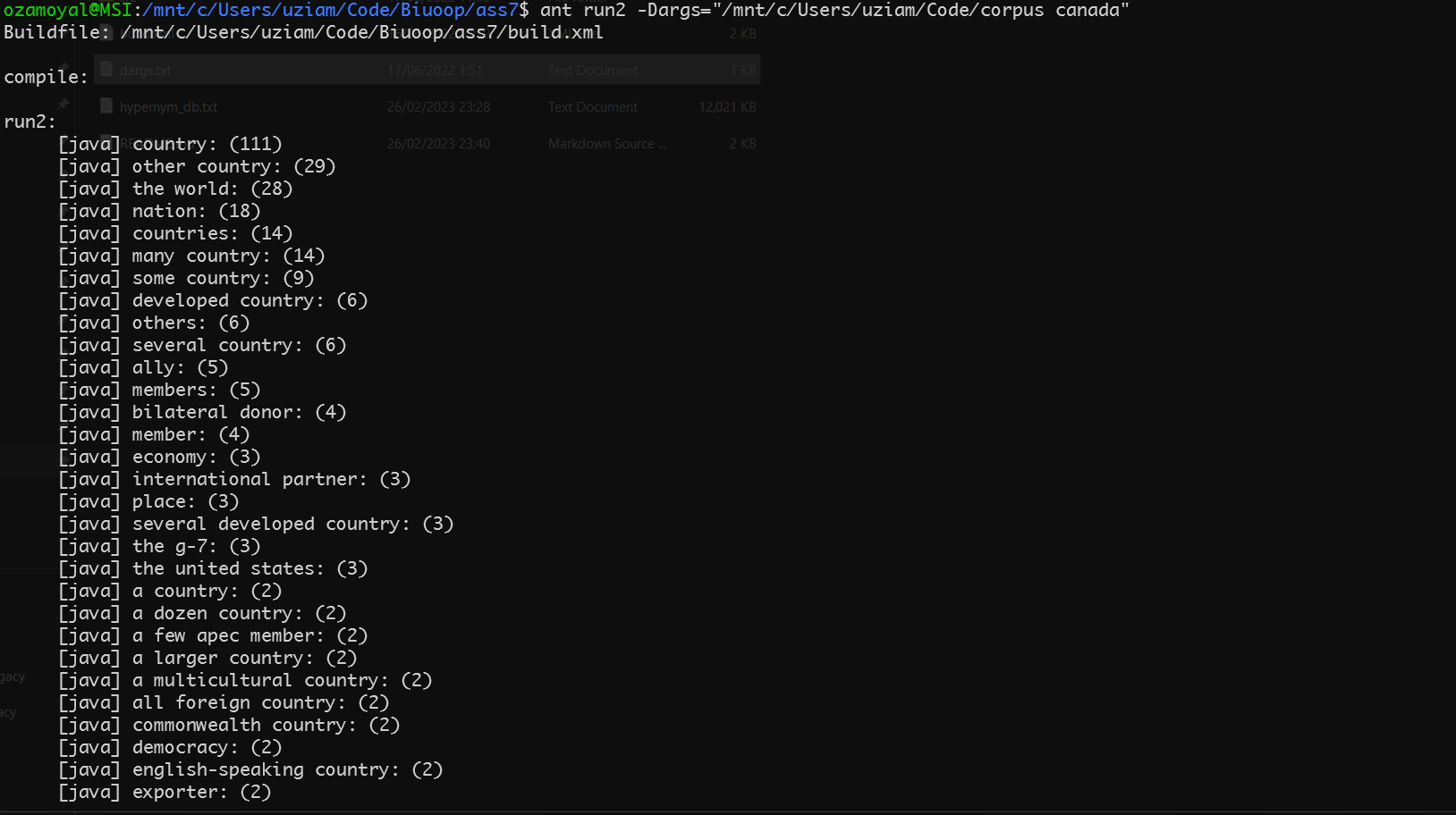 GitHub - OzAmoyal/Hypernym-DB: This Java software uses Hearst patterns, a collection of lexical ...