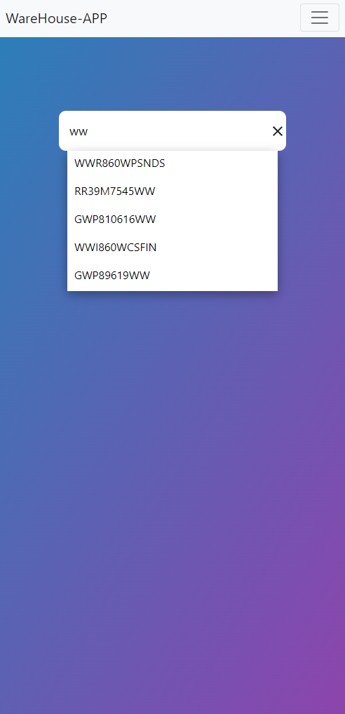 GitHub - AJHosuja/warehouseApp: warehouseApp