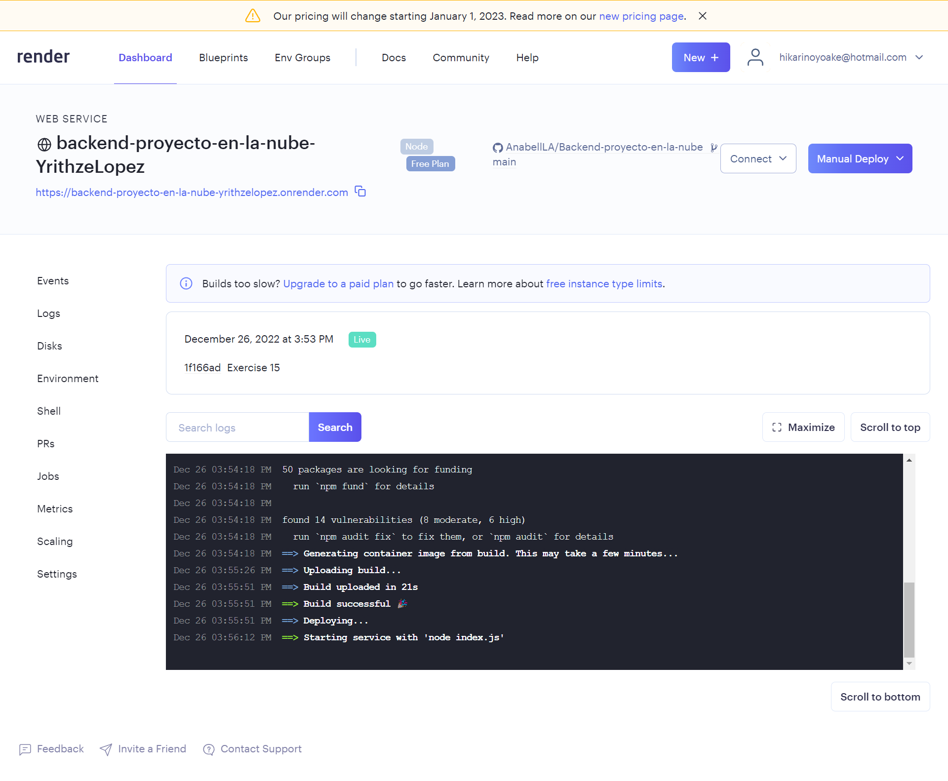 GitHub - AnabellLA/Backend-proyecto-en-la-nube