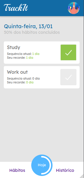 GitHub - MatheusMorais2/TrackIt: A React application for building and ...