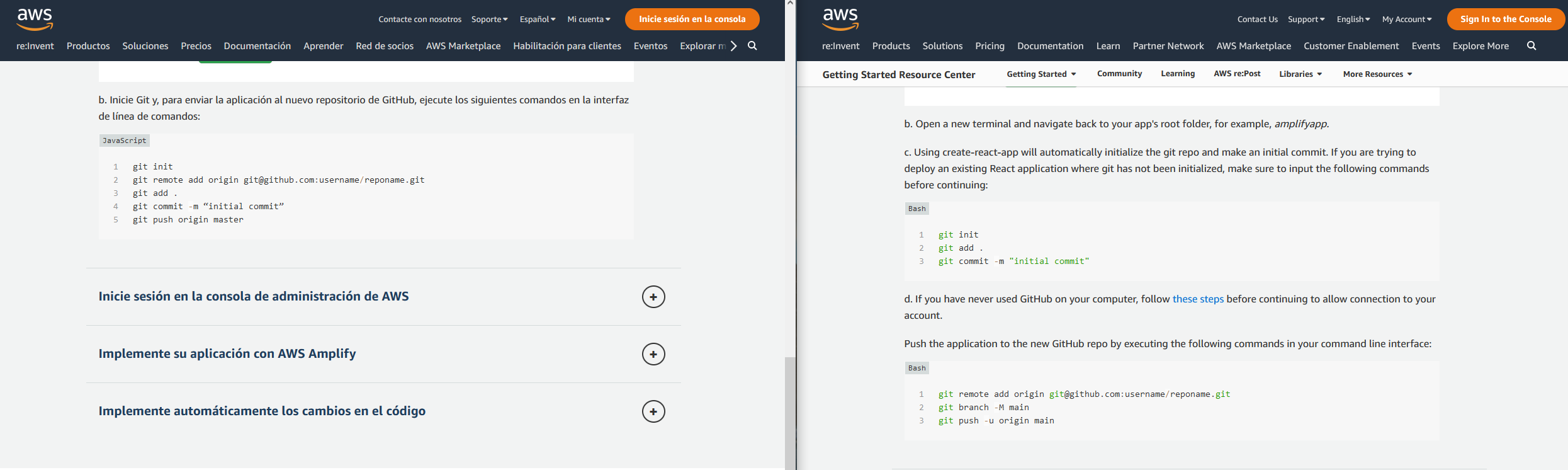 Wrong Guide In The Spanish Version Of Build A Full Stack React Application · Issue 3217 · Aws