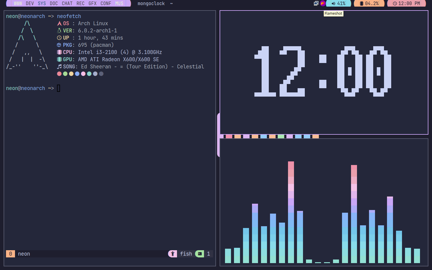 Qtile window manager · Issue #1709 · catppuccin/catppuccin · GitHub