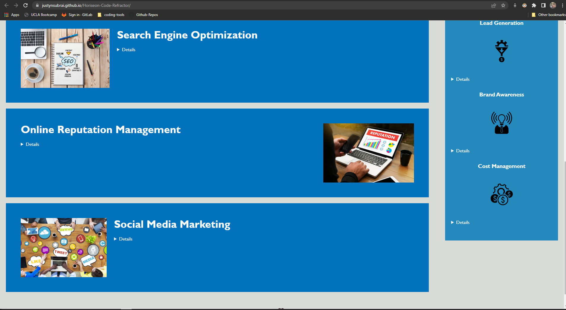 GitHub - JustynSubrai/Horiseon-Code-Refactor: code refractions