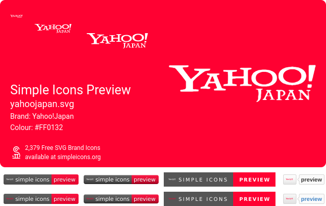 Add Yahoo!Japan icon by Poukame · Pull Request #7904 · simple-icons/simple-icons · GitHub