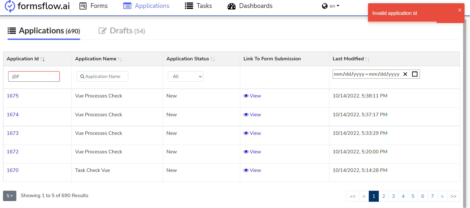 馃悰 Added Applicationid Draftid Validation Error Notifications By Sreehari Aot 路 Pull Request