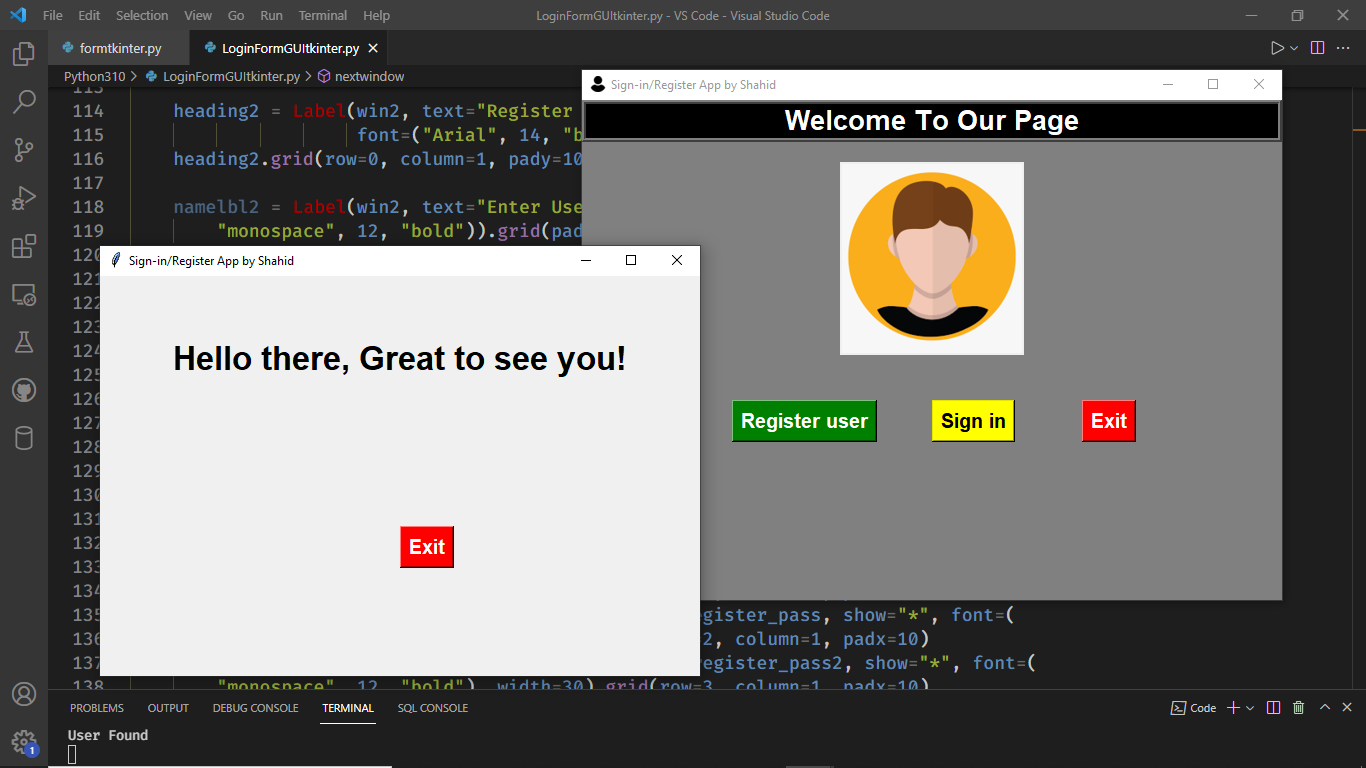 GitHub - SidDev14/LoginSignUpRepo: Signin and Login App with sqlite3 ...