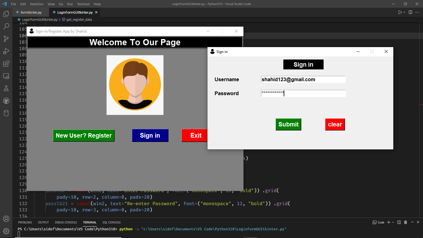 GitHub - SidDev14/LoginFormGUIRepo