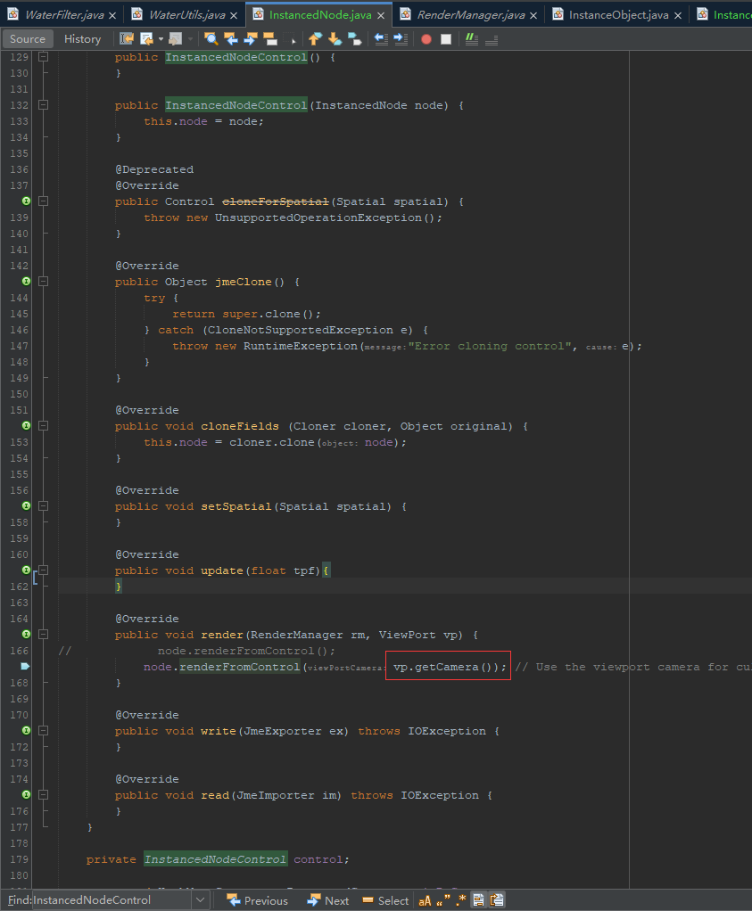 Instanced objects are culled by the WaterFilter. · Issue #2007 · jMonkeyEngine/jmonkeyengine ...