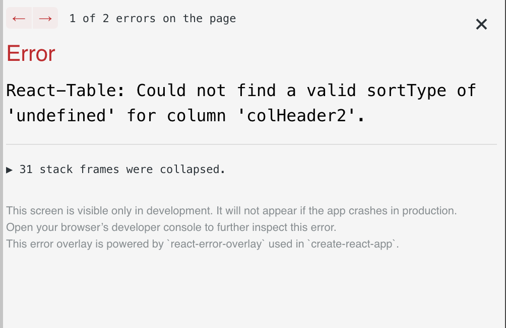Analytical Table : UI breaks when sorting is applied to a popIn column ...