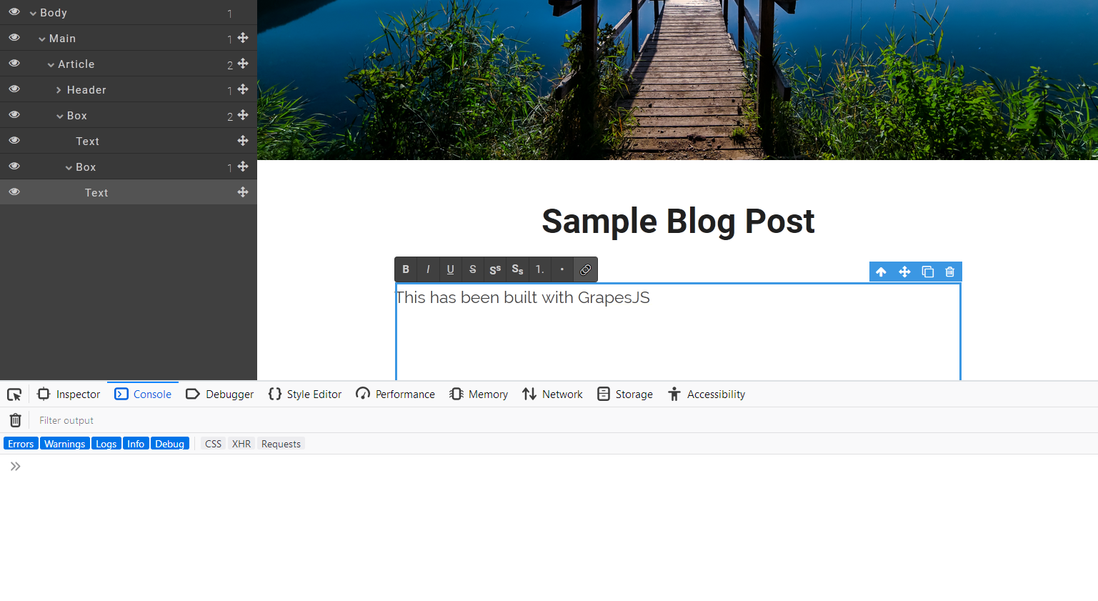 [QUESTION] NS_ERROR_FAILURE on rte.exec · Issue #2116 · GrapesJS ...