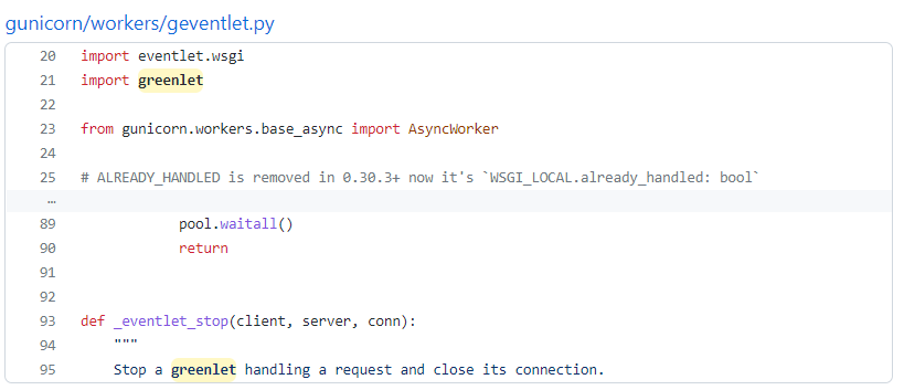 should greenlet be listed as a dependency in configuration files? · Issue #2681 · benoitc ...