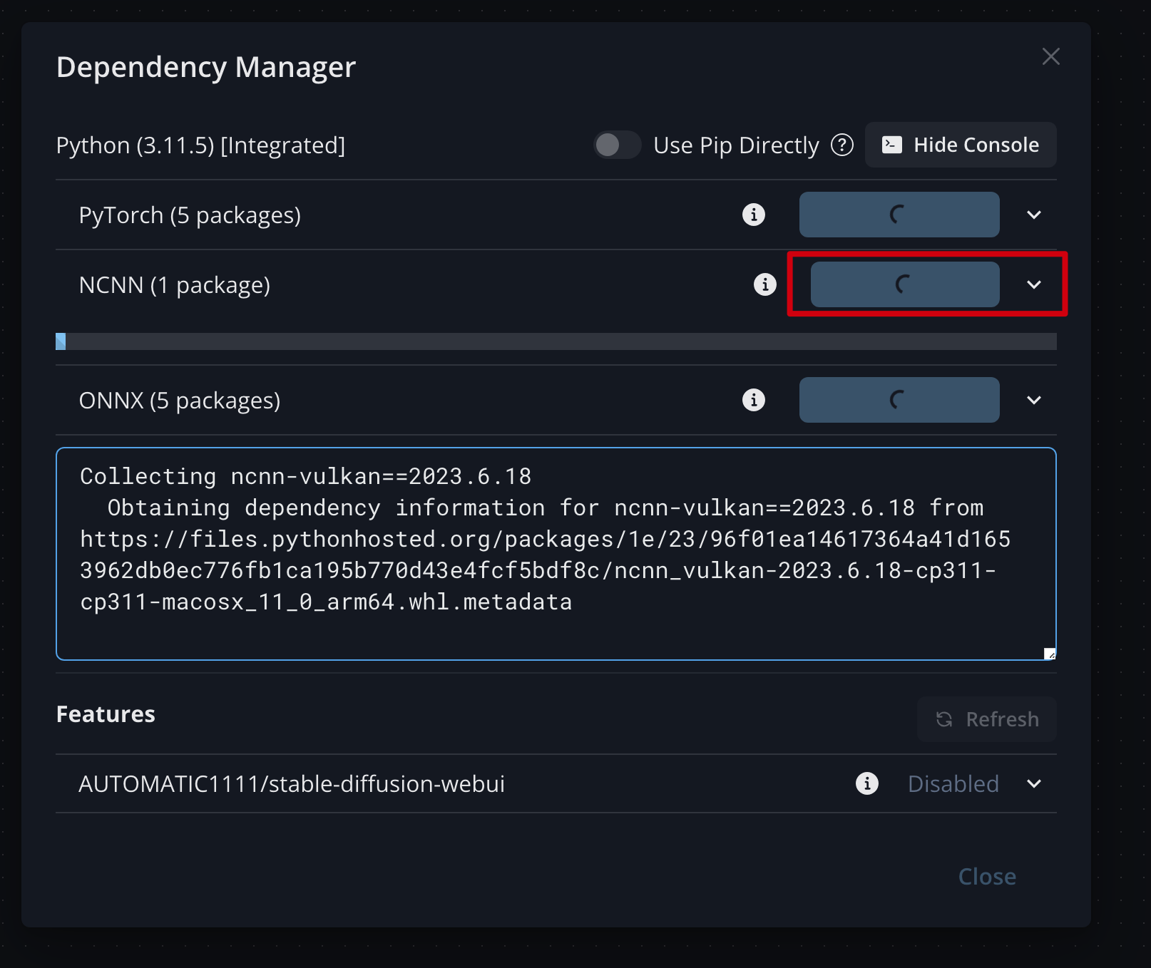 How to download dependcy seprately · Issue #2288 · chaiNNer-org/chaiNNer · GitHub
