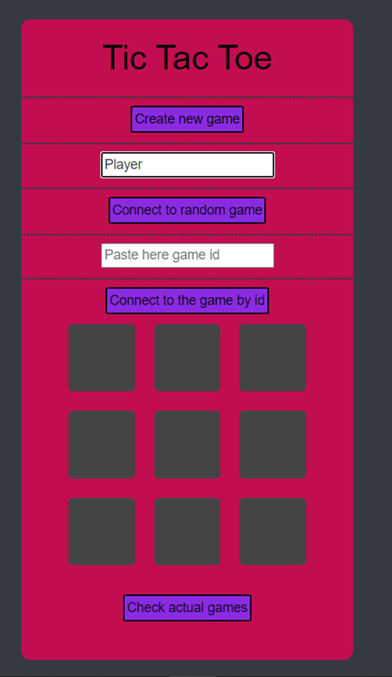 GitHub - TomKry5821/Tic-Tac-Toe-Web: Simple Tic Tac Toe web game