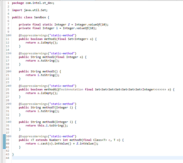 Incorrect behavior of the possible static method check for generic parameters · Issue #89 ...