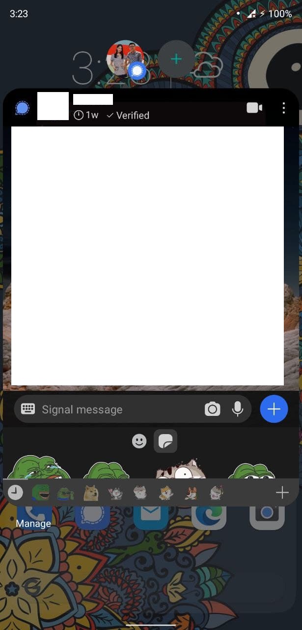 Sticker and Emoji are not shown correctly on Android 11 Bubble chat · Issue #11104 · signalapp ...