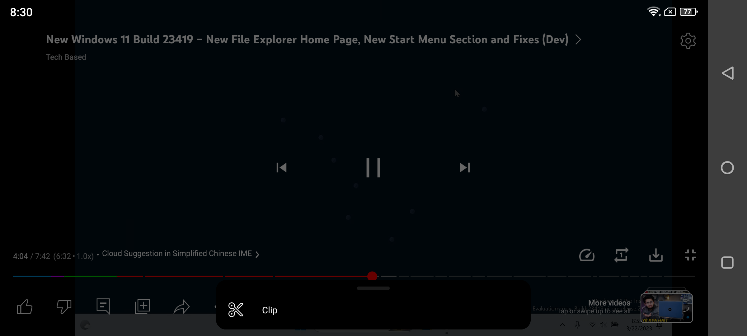 Remove Clip button from Full Screen Button Container · Issue #545 · inotia00/ReVanced_Extended ...