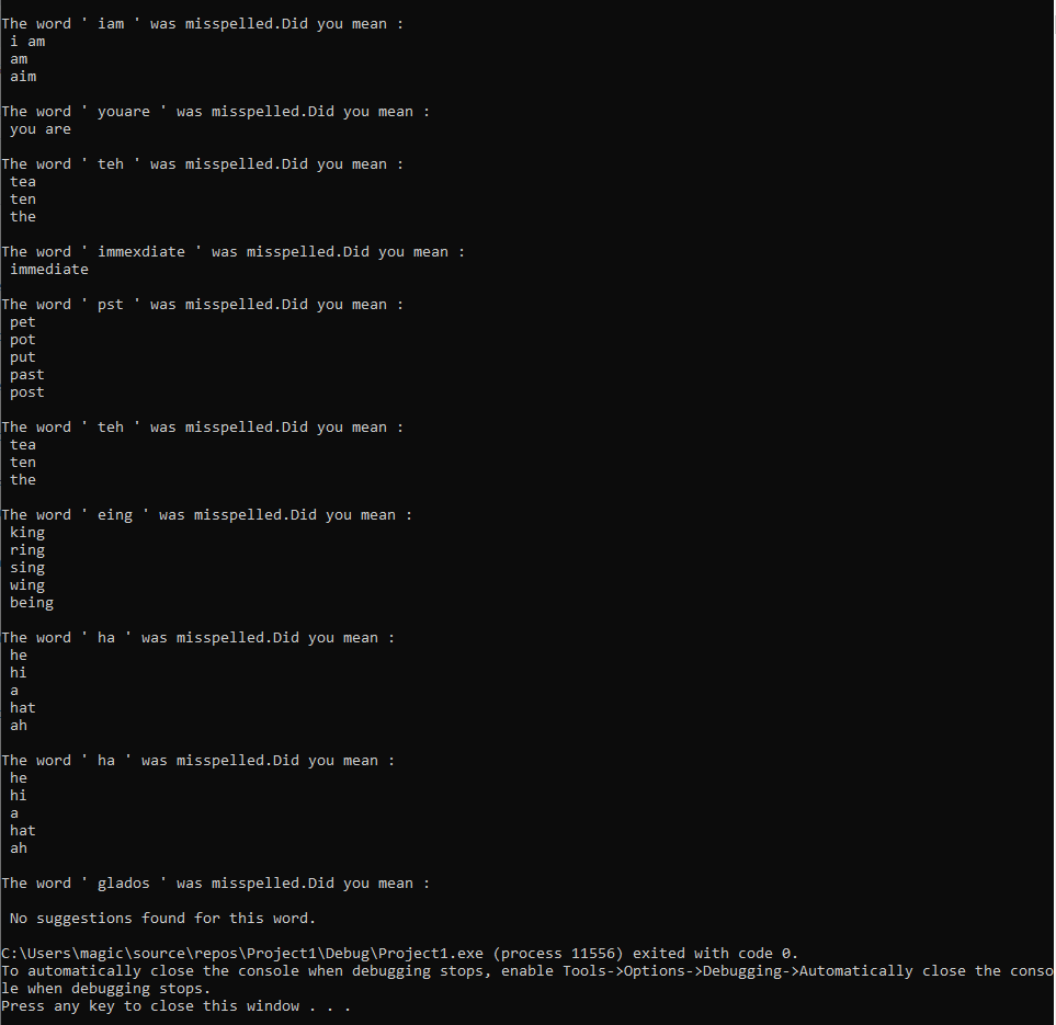 GitHub - michaelilkanayev1997/Spell-Checker