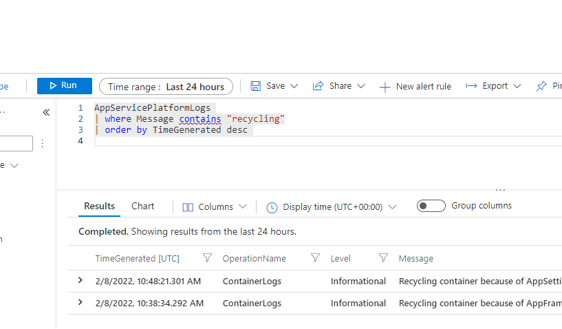 Azure Web App For Container Task Created This App Setting Dockercustomimagename 7902