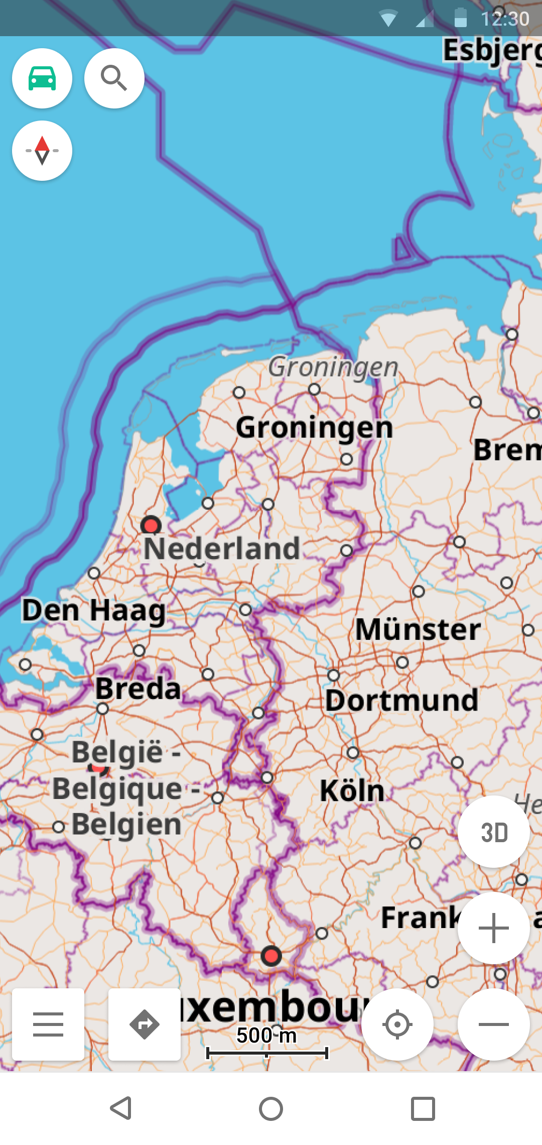 2.5D toggle button on map only available with location on and navigation off · Issue #16026 ...