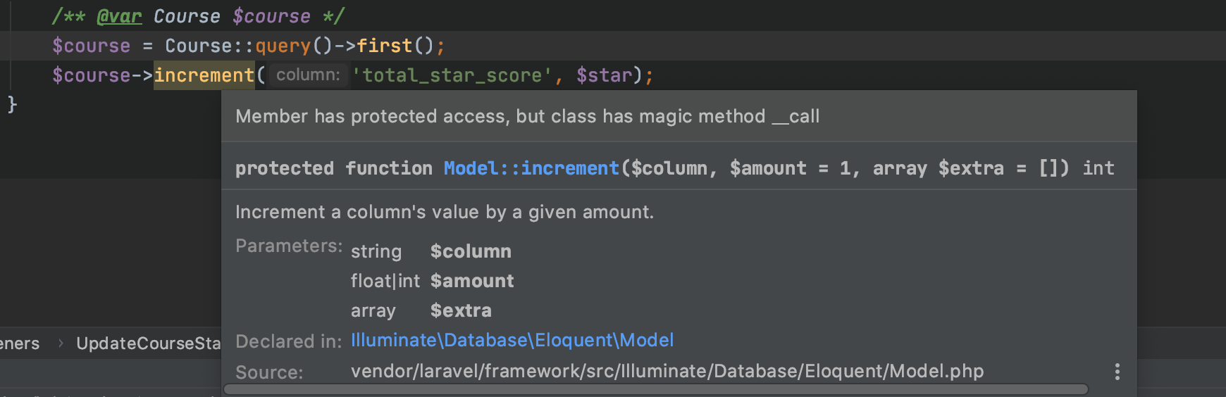 model not found public decrement method · Issue #34107 · laravel/framework · GitHub