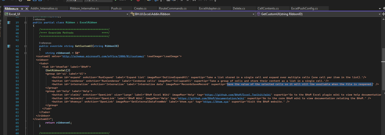 Excel_UI: Typo in Internalise data button description · Issue #352 · BHoM/Excel_UI · GitHub
