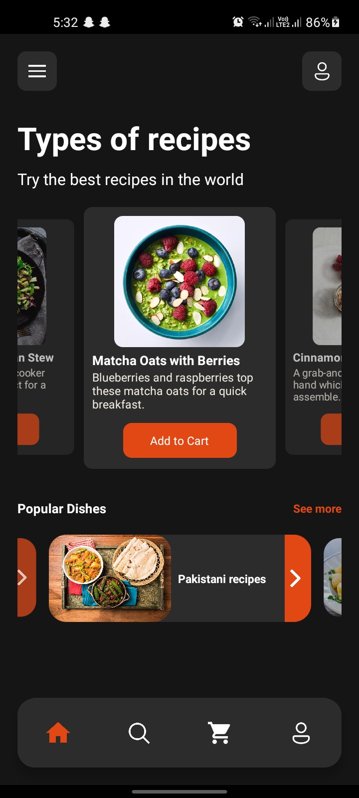 GitHub - aamir-v1/FoodRecipes: Food Recipes app UI design using react ...