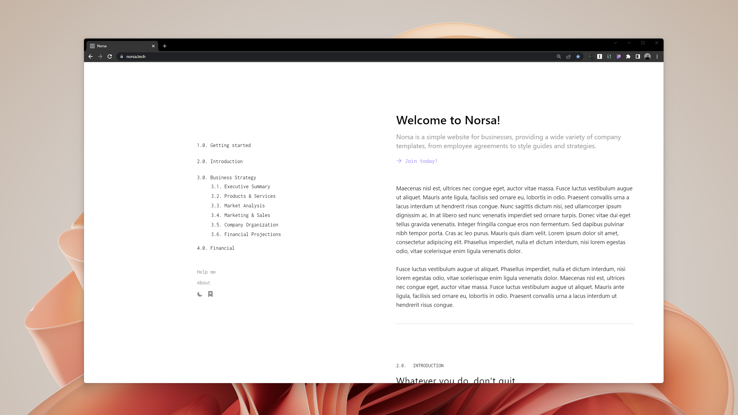 GitHub - mch-sg/norsa: A website providing a wide variety of company ...