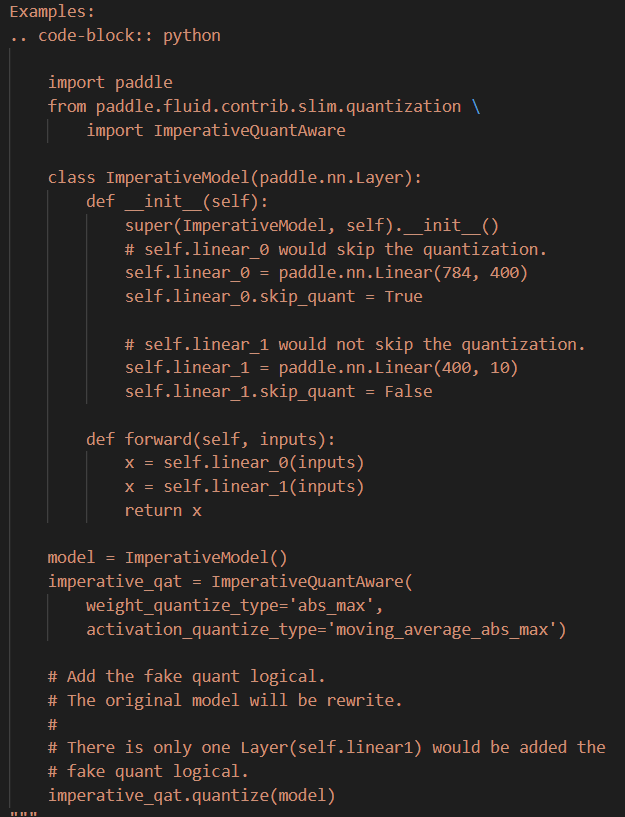 skip_quant在哪里执行 · Issue #44291 · PaddlePaddle/Paddle · GitHub