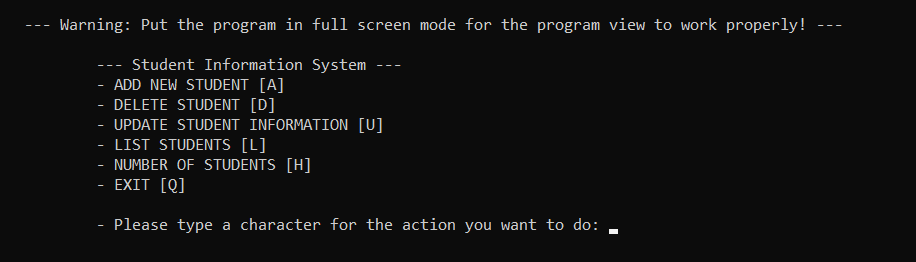 GitHub - caglarosman/StudentInformationSystem