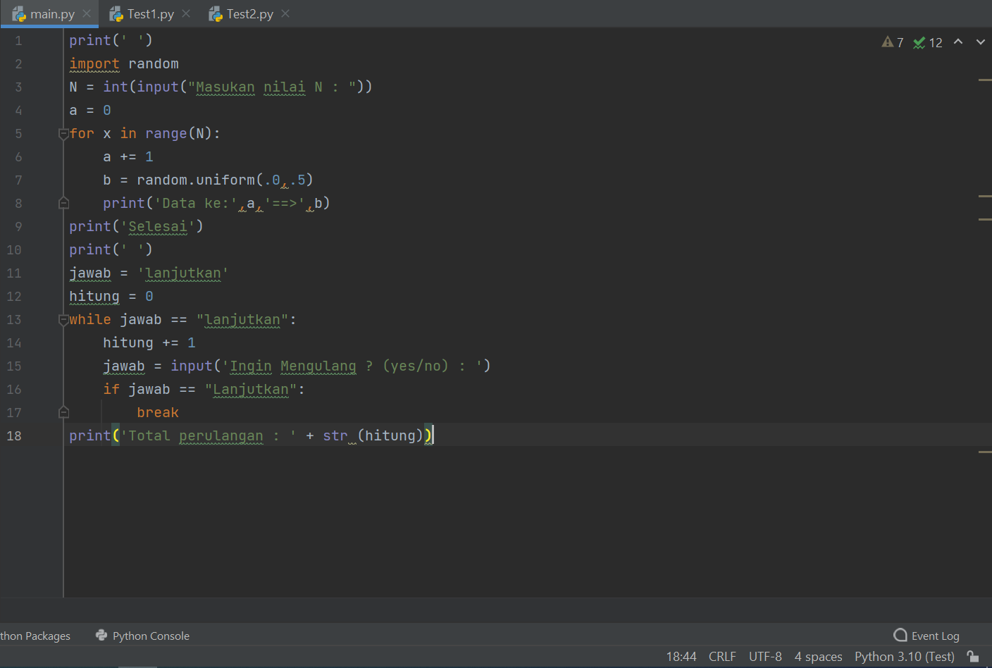 GitHub - Rghifari/-Kondisional-dan-Perulangan