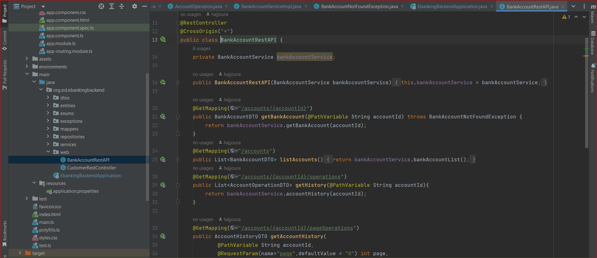 GitHub - hajarmanyani/Projet-J2EE: La soumission de mon projet qui concerne une application E ...