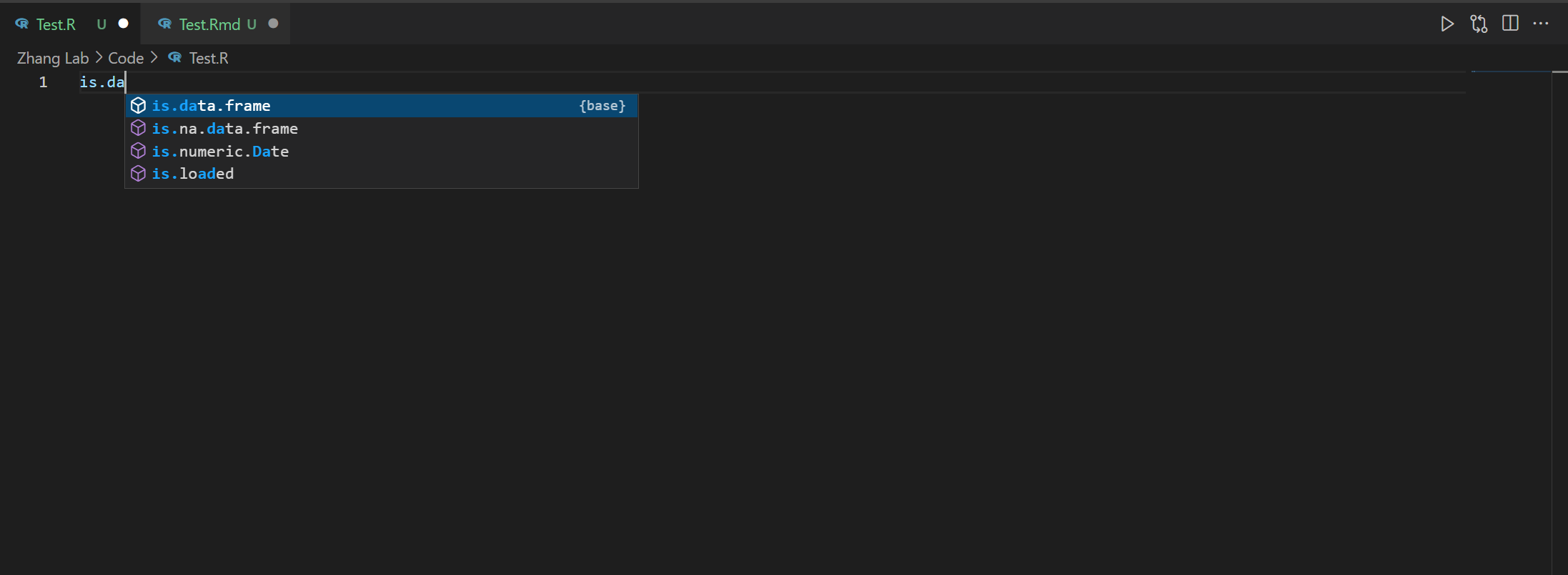 Auto completion not work properly when complete is.* and as.* · Issue #545 · REditorSupport ...
