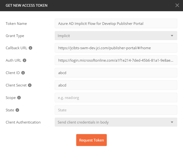 OAuth 2 implicit grant flow ends in error · Issue #4775 · postmanlabs/postman-app-support · GitHub