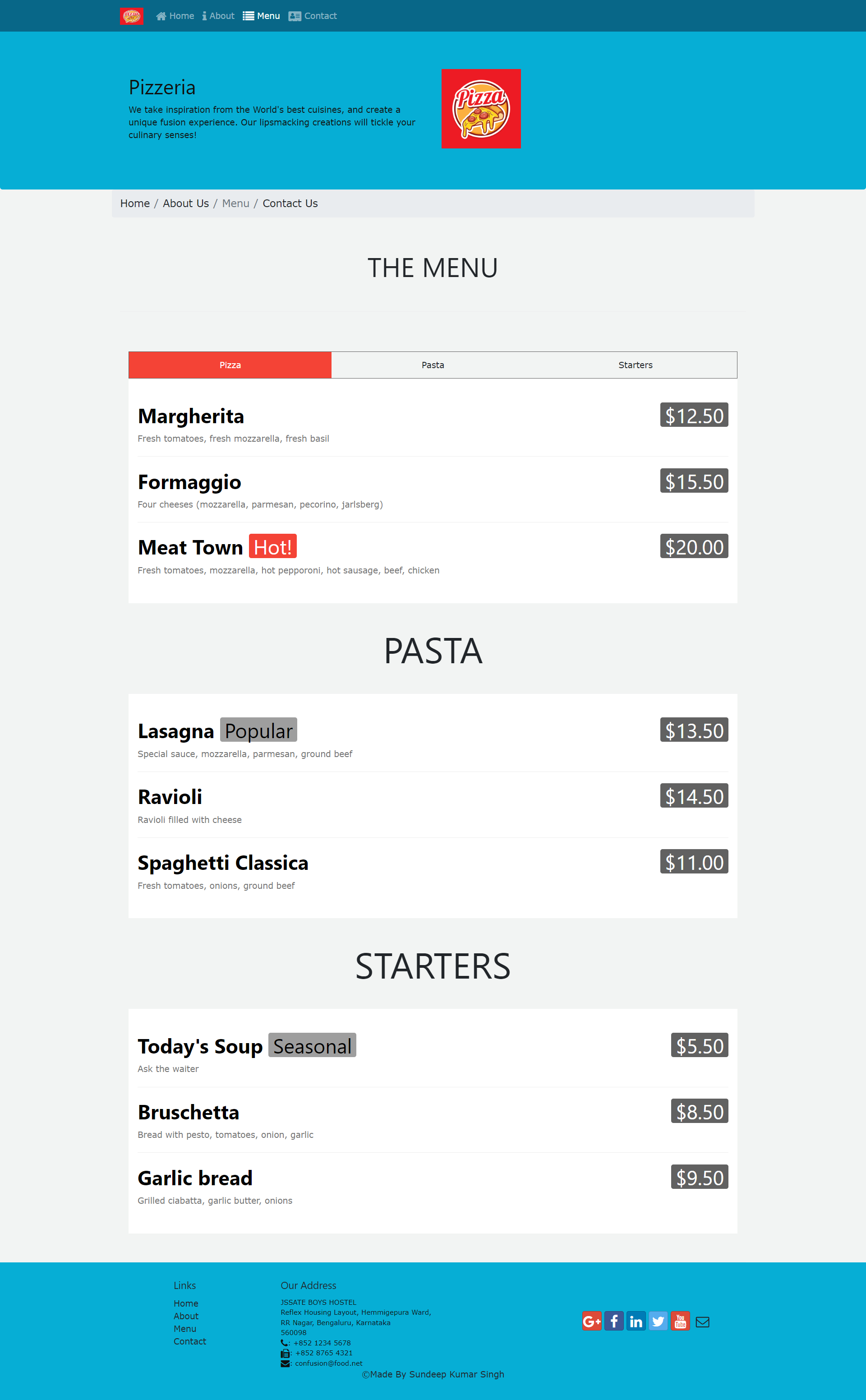 GitHub - Sundeep220/PizzeriaAppfrontendapp