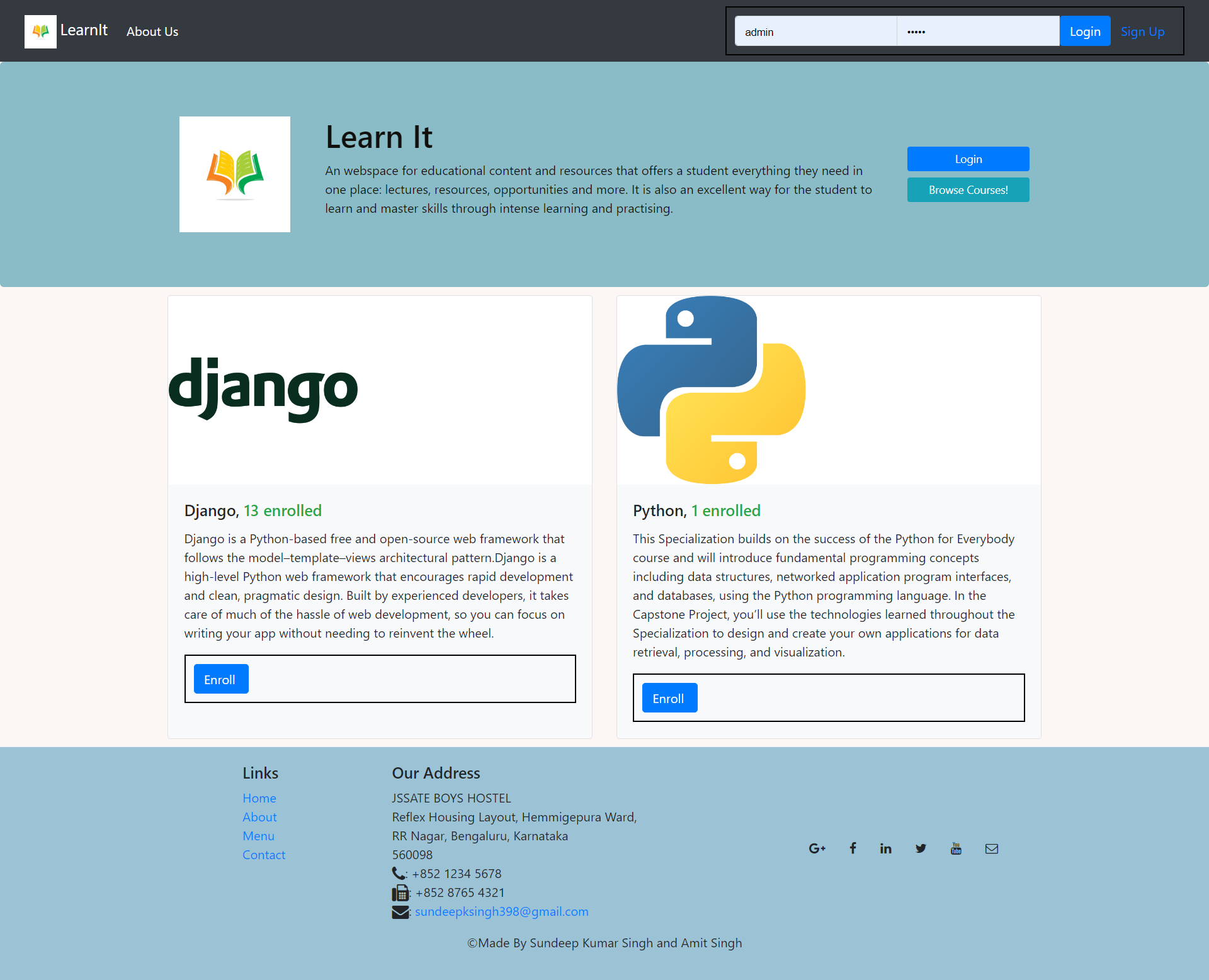 GitHub - Sundeep220/onlincecourse_final_app: This is a simple online course app built using ...
