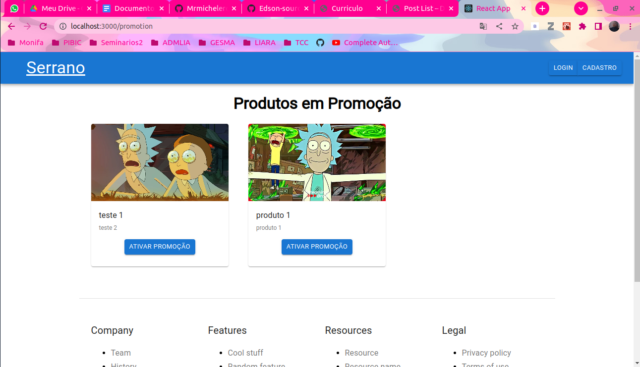 GitHub - Mrmichelerocha/Django-React-PG-Promotions-FRONTEND