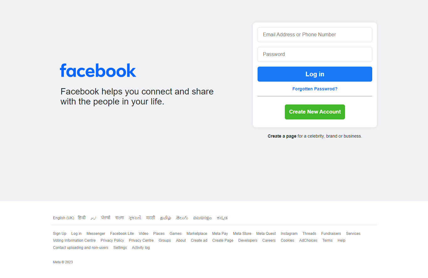 GitHub - divyanshrampal/facebook-login-clone: This project is a clone ...