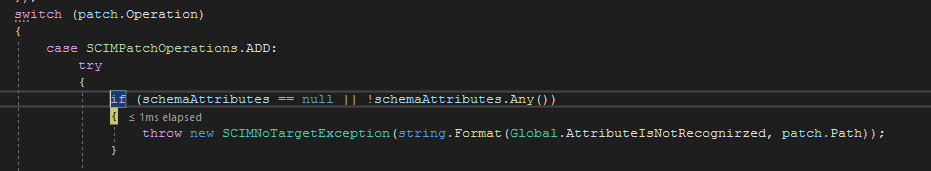 Attribute urn:ietf:params:scim:schemas:extension:enterprise:2.0:User:department is not ...