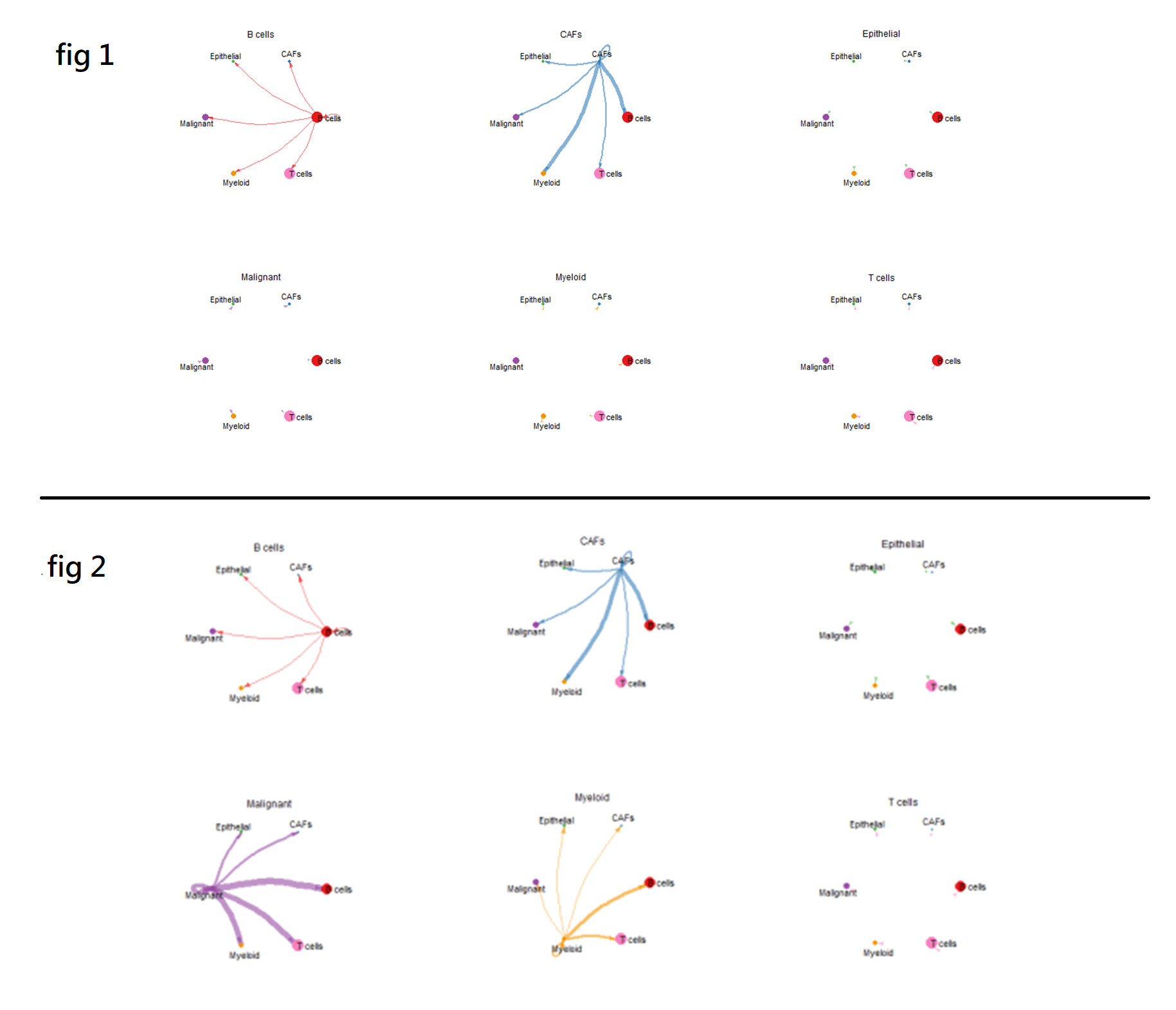The image of netVisual_circle had different results due to the order of cell types in the image ...