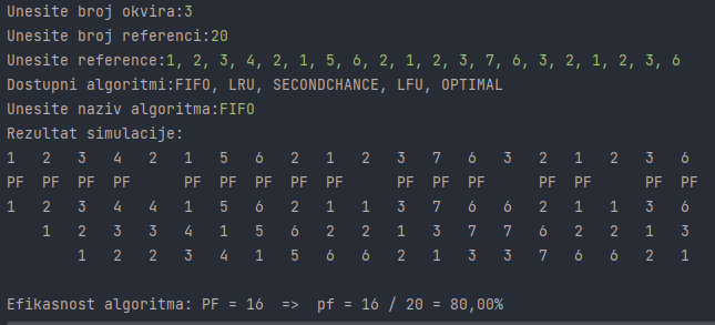 GitHub - Nemanja1105/Memory-paging-simulator: Simulator of virtual memory page swapping algorithms