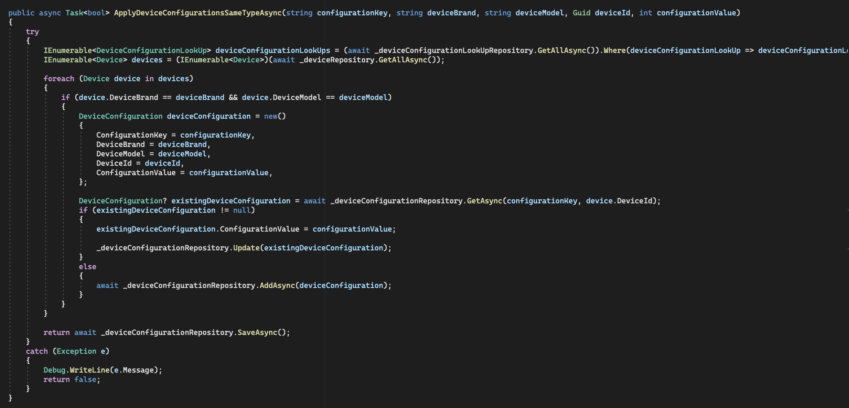 4.1.4 Implementation for Apply across application devices feature | Start: 03/03/23 | End:25/03 ...