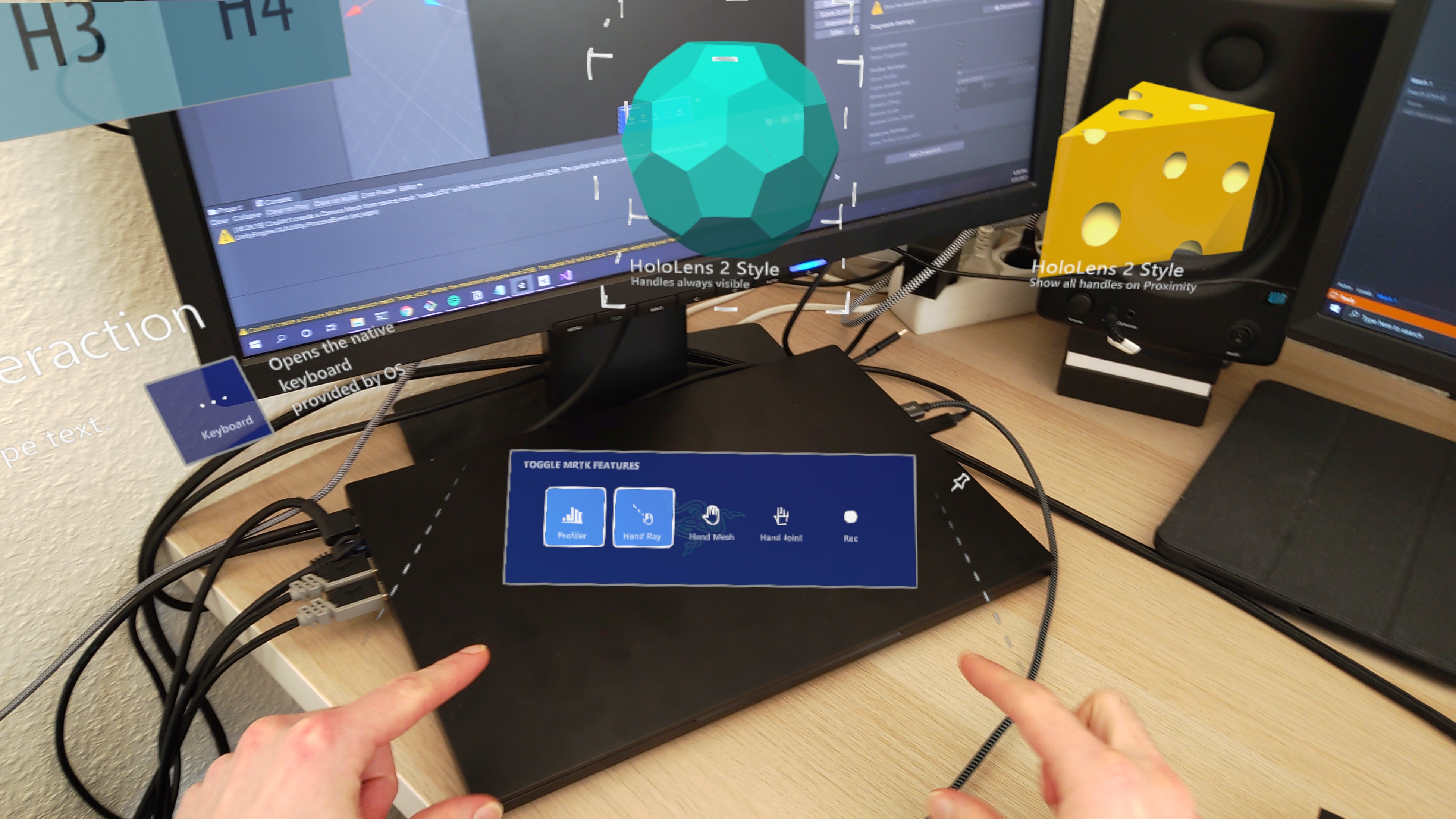 Visual profiler moves out of view while taking screenshot or recording ...