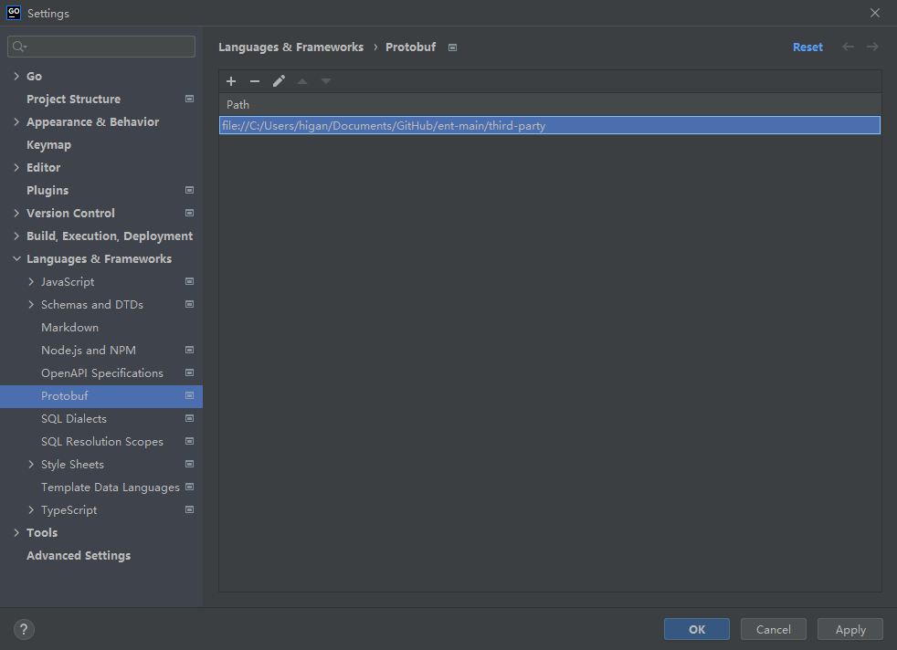 Built-in option 'go_package' not found · Issue #41 · devkanro/intellij-protobuf-plugin · GitHub