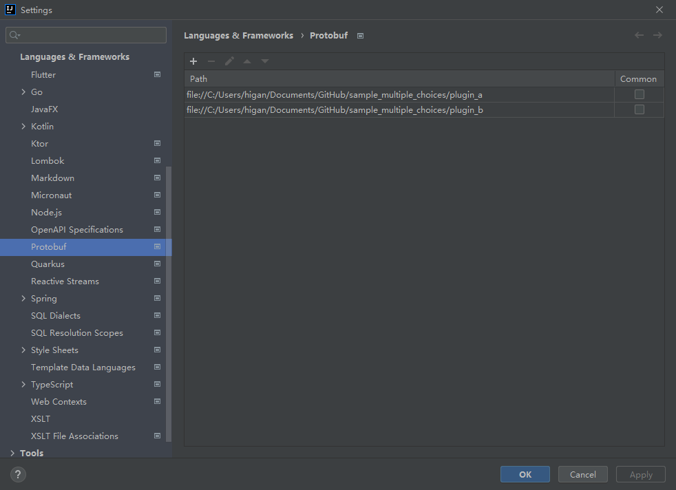 multiple choices · Issue #72 · devkanro/intellij-protobuf-plugin · GitHub